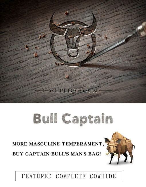Bull Captain Crossbody Bag Genuine Leather Men Sling Chest Bags – BULL ...