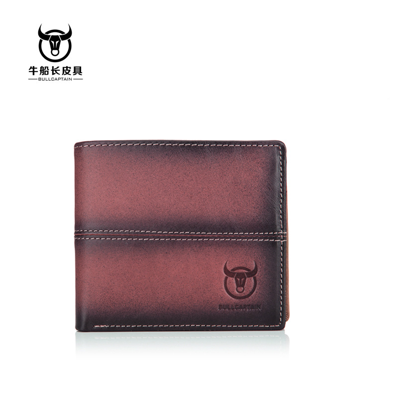 Bull Captain Mens Wallet Leather Slim Bifold Credit Card Holder – BULL ...